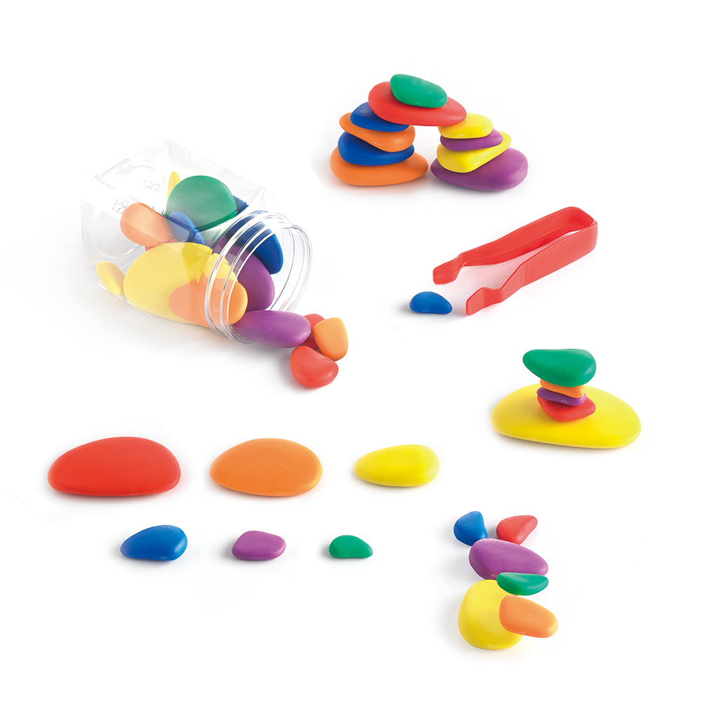 彩虹鵝卵石-罐裝｜開放性玩具｜艾迪客-MIT兒童教玩具品牌 – Edx 艾迪客線上購物｜生日禮物推薦｜台灣製 益智玩具首選